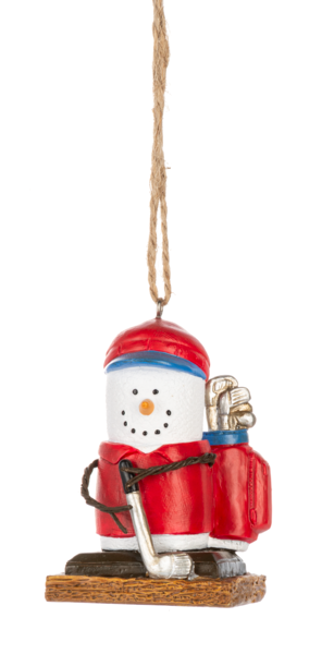 S mores Golfer Ornament 2024 Flying Cloud Gifts