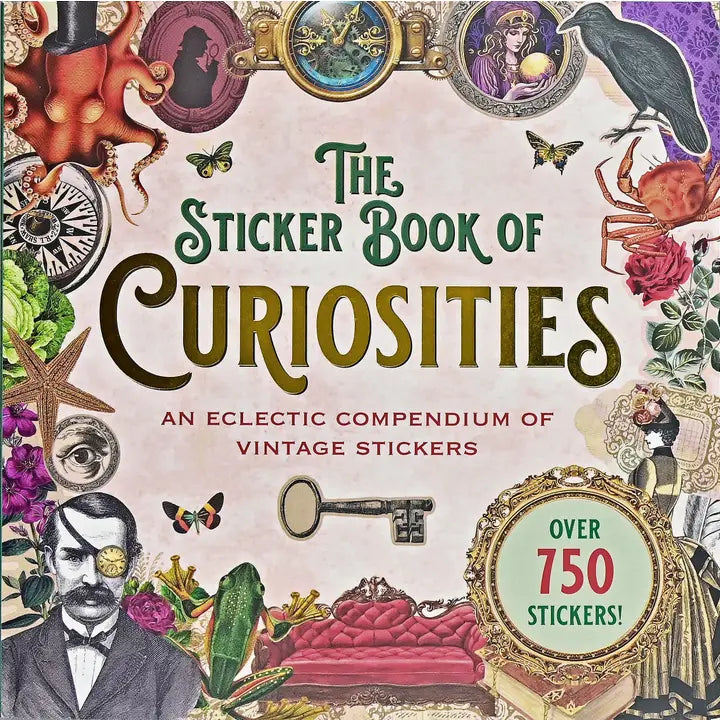 Book Of Curiosities Sticker Book – Flying Cloud Gifts