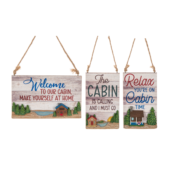 Cabin Ornaments – Flying Cloud Gifts