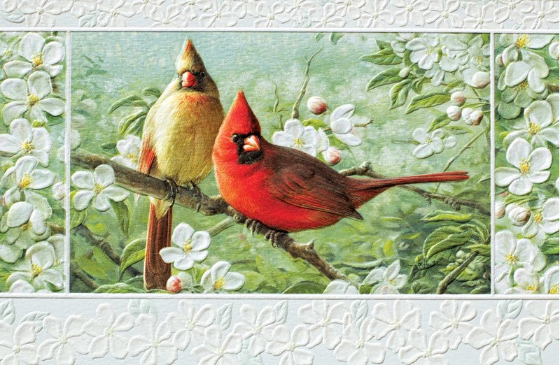 Cardinal Pair Wedding Card – Flying Cloud Gifts