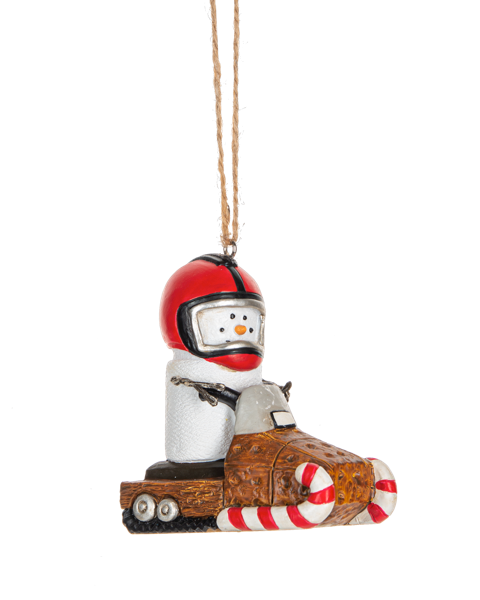 S'mores Snowmobile Ornament – Flying Cloud Gifts