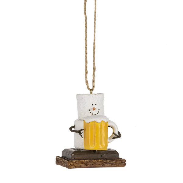 S'mores Beer Mug Ornament 2022 – Flying Cloud Gifts